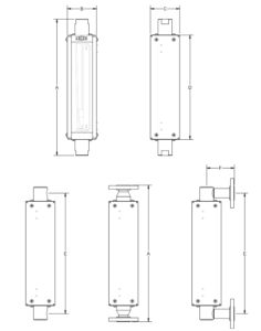 Glass Tube Flowmeter - 7480 Series